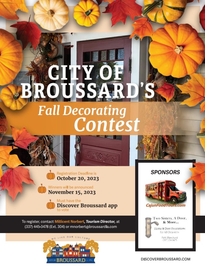 Broussard's Fall Decorating Contest | Broussard & Youngsville LA Area ...