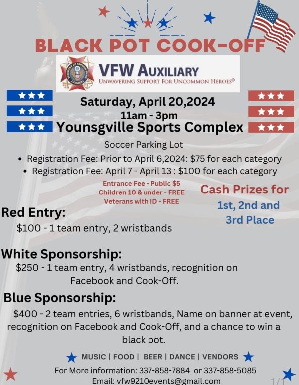VFW Black Pot Cook-Off | Broussard & Youngsville LA Area News | BY ...