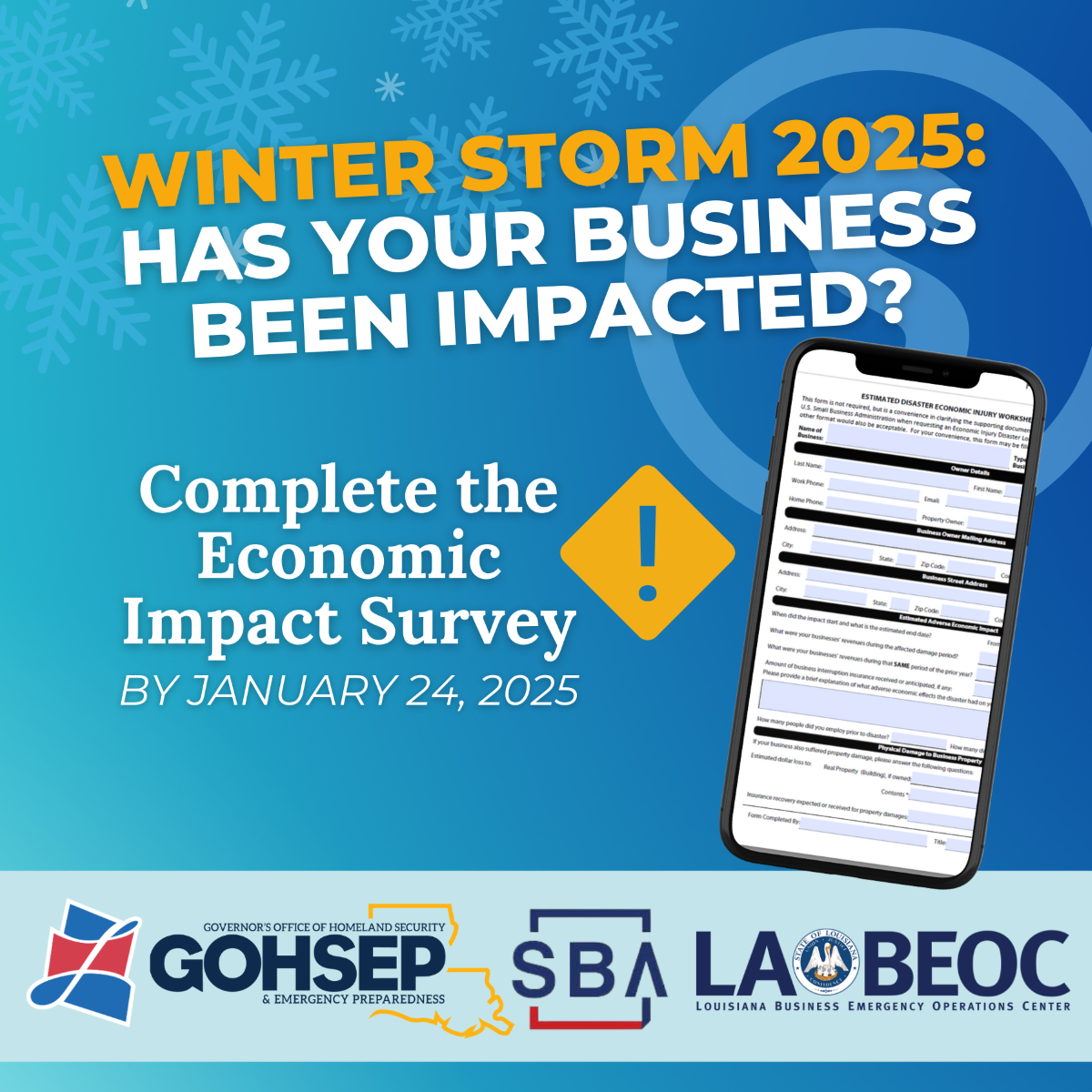 LCG Urges Businesses to Complete Economic Impact Survey Following ...