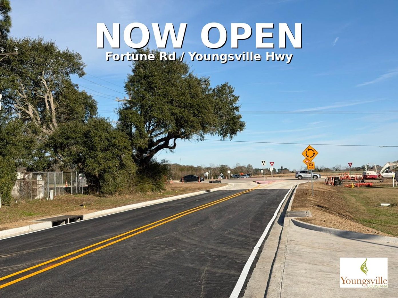 Fortune Road at Youngsville Highway Now Open | Broussard & Youngsville ...